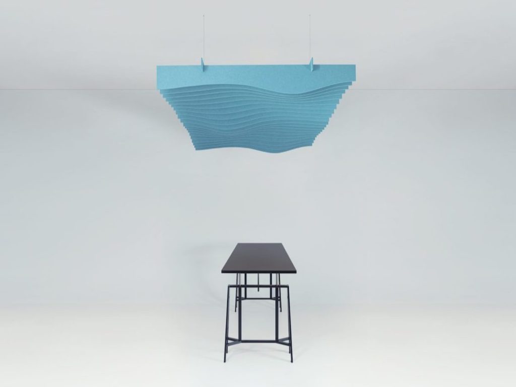 Wave Acoustic Ceiling Baffle by Impact Acoustic | Habitat Matter