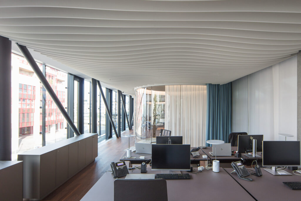 Wave Bespoke Ceiling Baffles | Habitat Matter