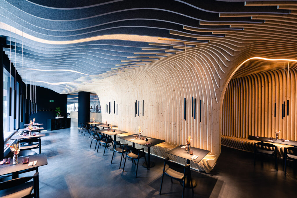 Wave Bespoke Ceiling Baffles | Habitat Matter