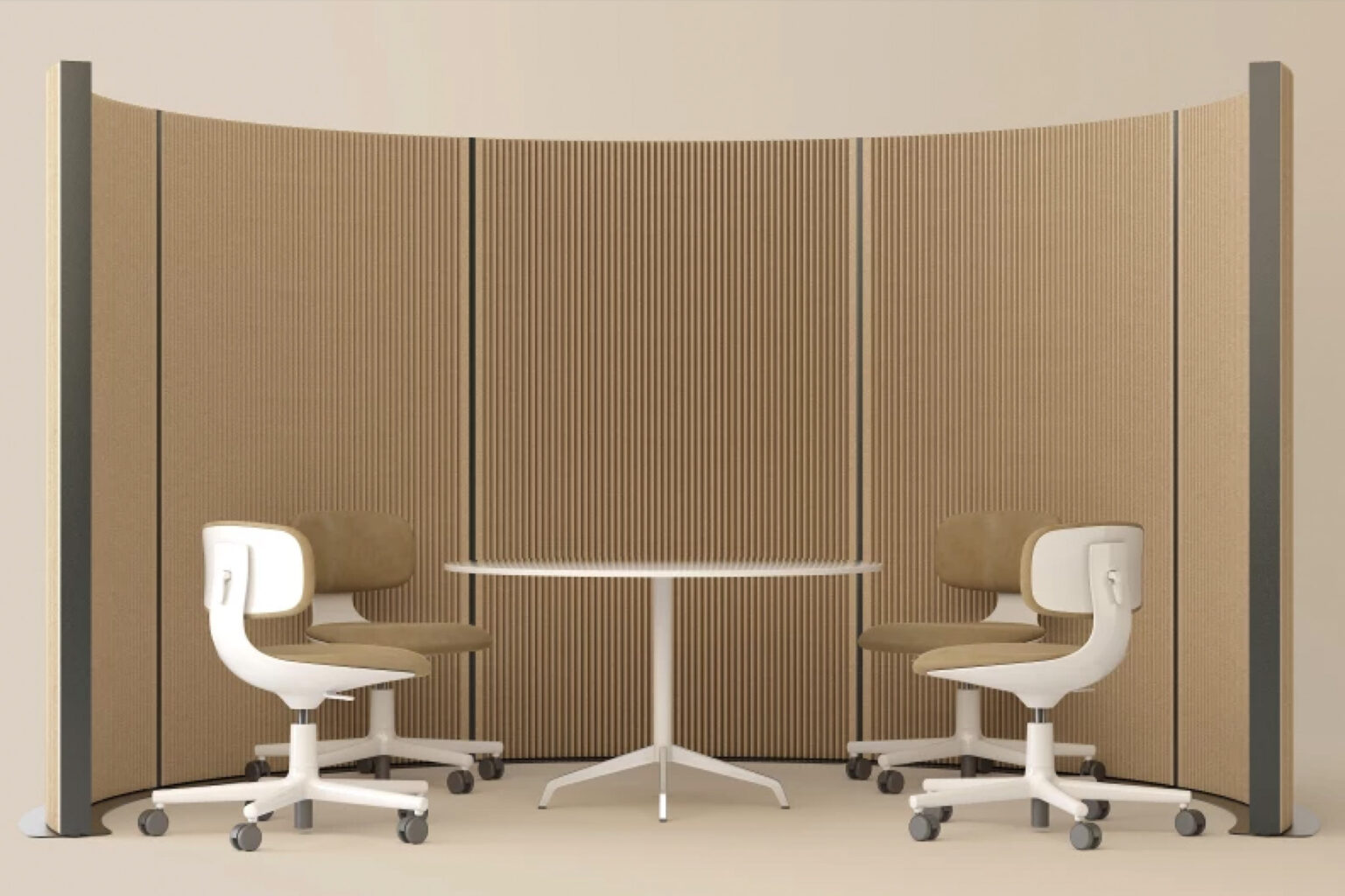 Omnia freestanding office partition panel | Habitat Matter